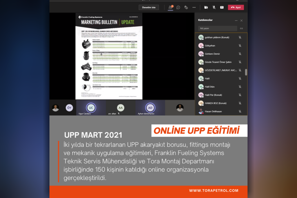 Franklin Fueling System UPP HDPE Boru ve Fittings Montajları Online ...