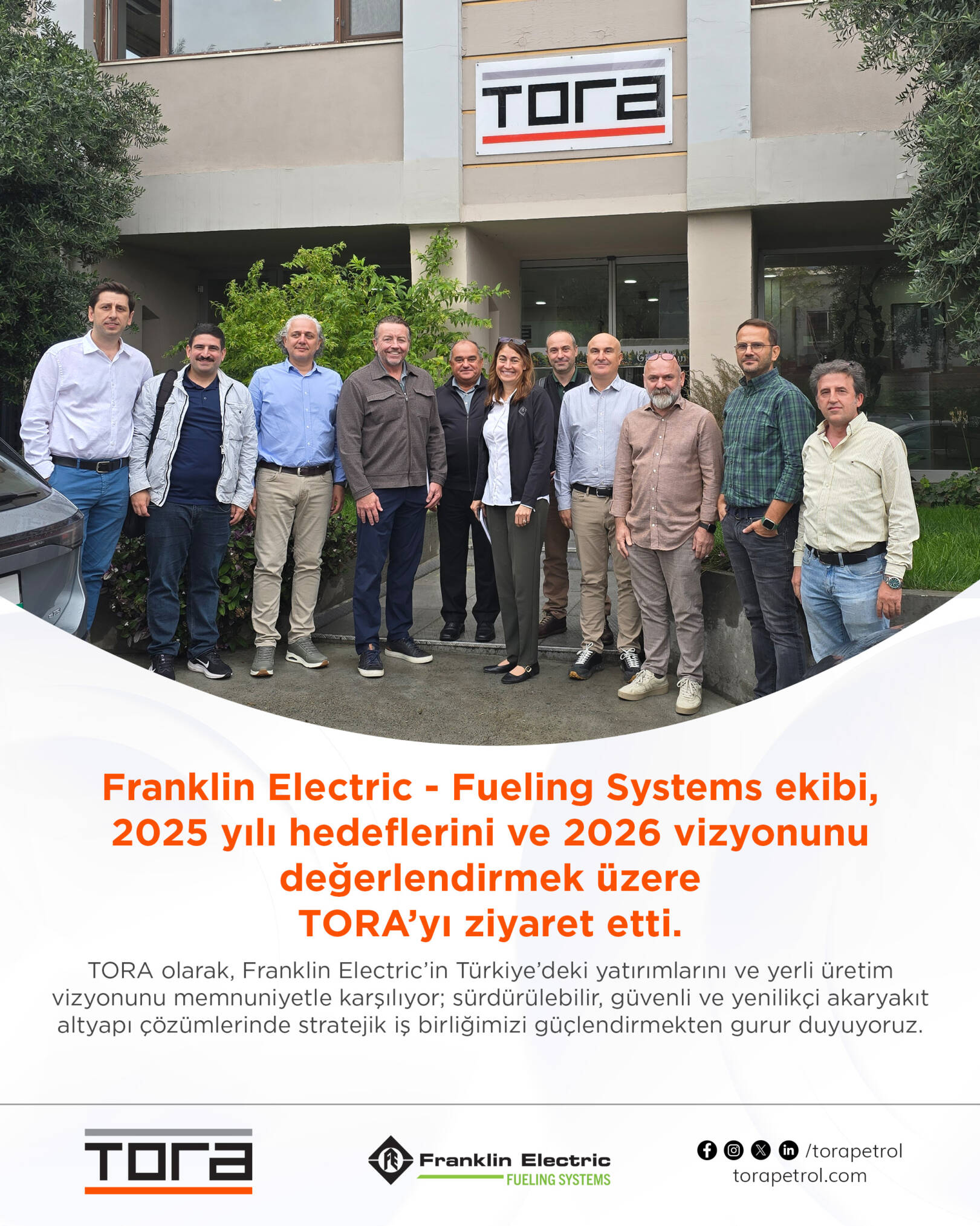 Franklin Electric - Fueling Systems Ekibinden TORA’ya Ziyaret - Tora Petrol
